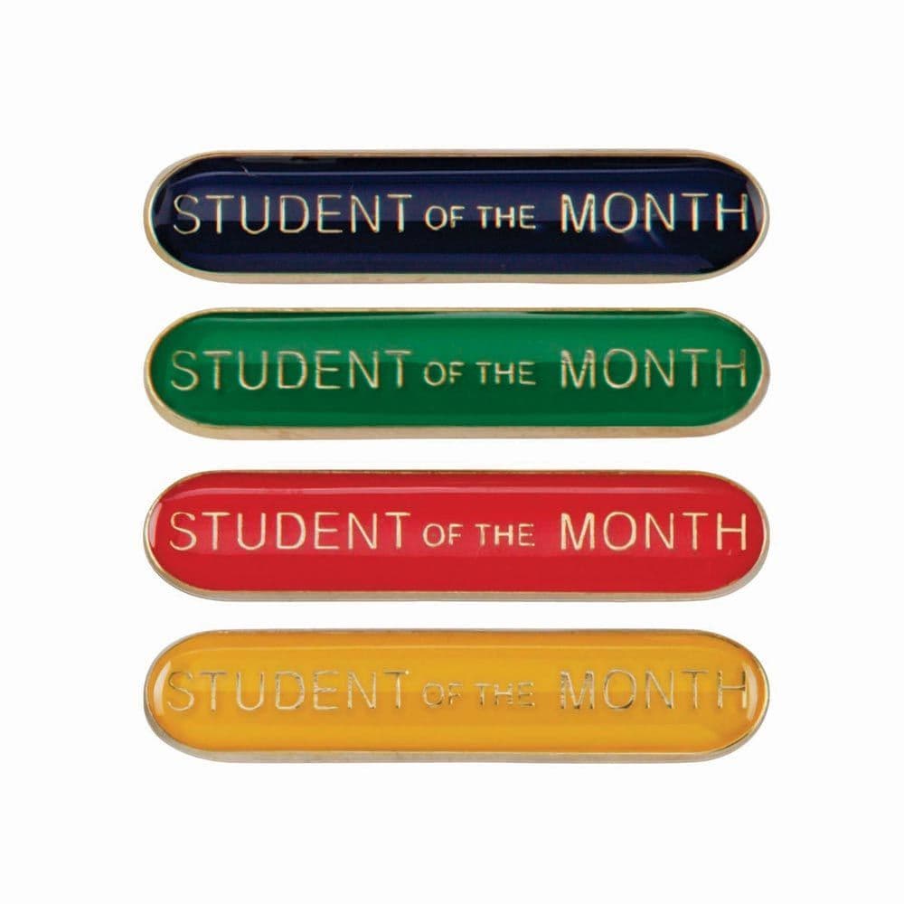 Scholar Bar Badge Student of Month 40mm