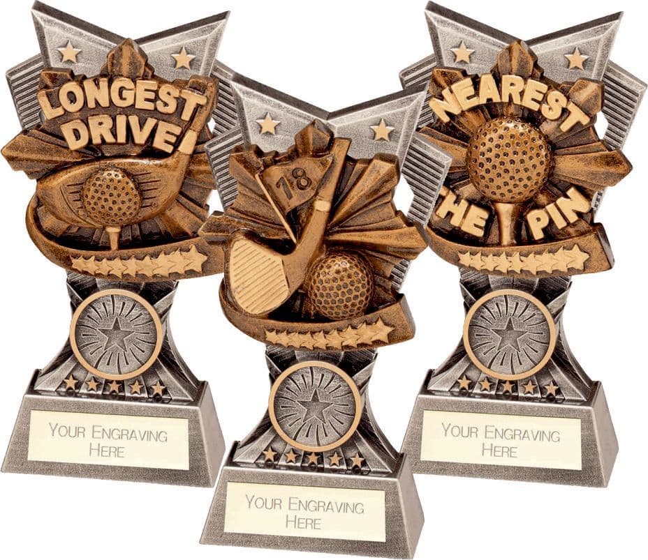 Spectre Golf Award with Achievement Options | TrophyMaster UK