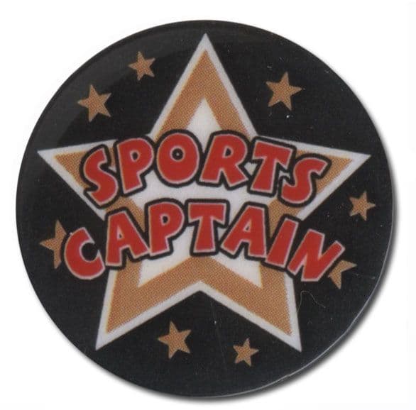 Sports Captain Vinyl 25mm Flat Centre - 5pcs