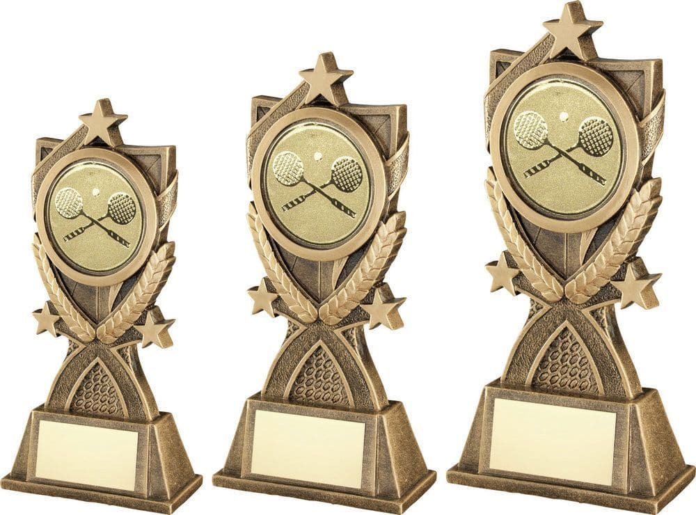 Squash Gold 3 Star Wreath Series Award