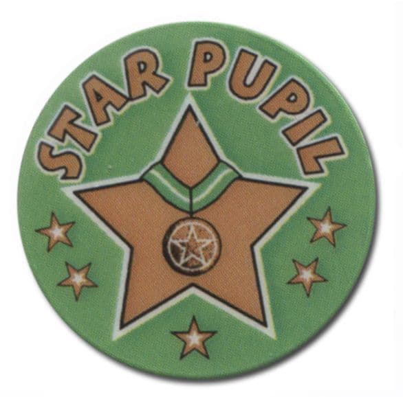 Star Pupil Vinyl 25mm Flat Centre - 5pcs