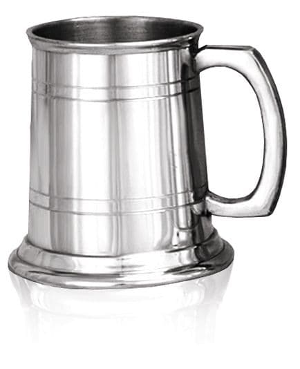 Straight 2 Line Pewter Tankard 1/2pt | TrophyMaster UK