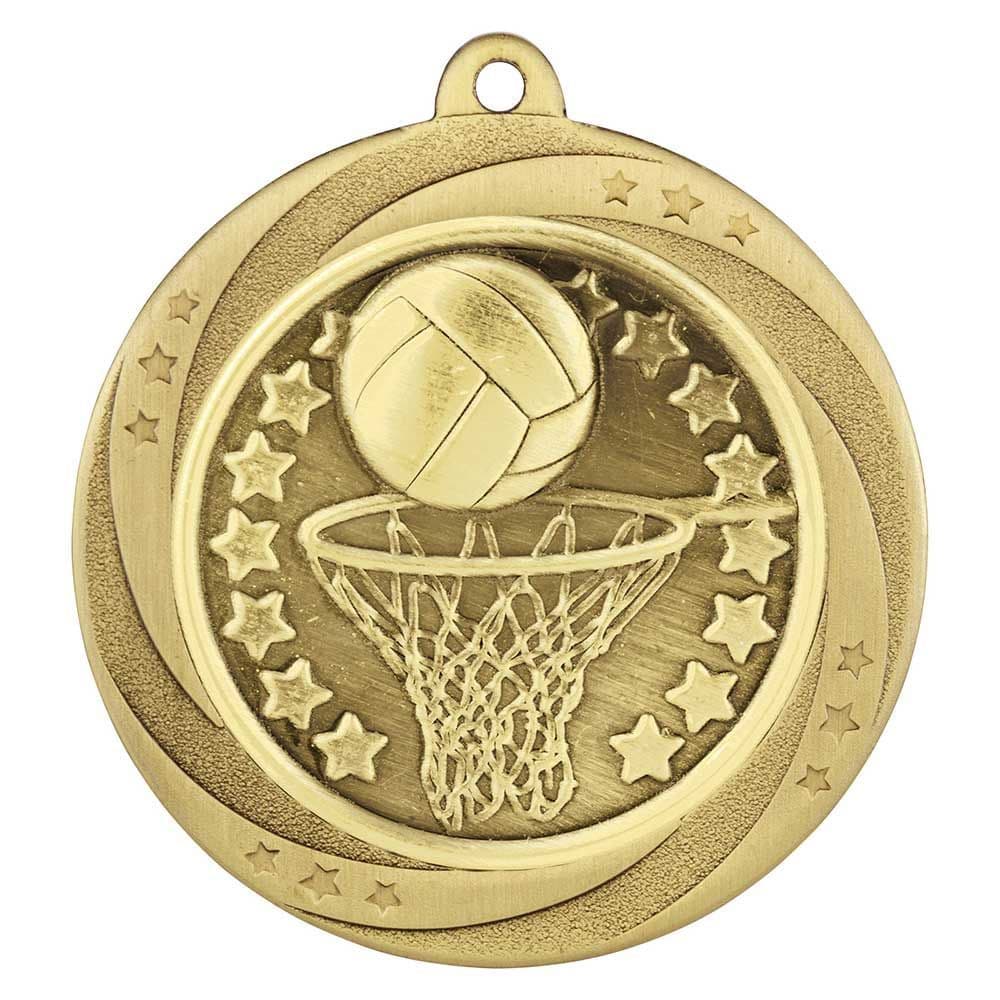 Superstar Netball Medal 60mm