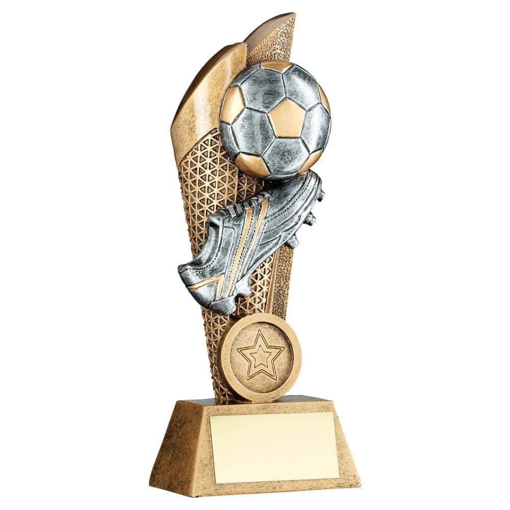 Tangle Series Football Boot & Ball Trophy