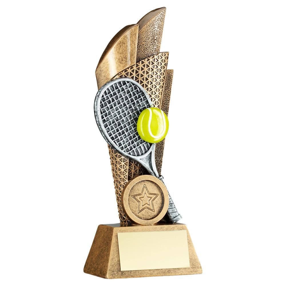 Tangle Series Tennis Ball & Racket Trophy