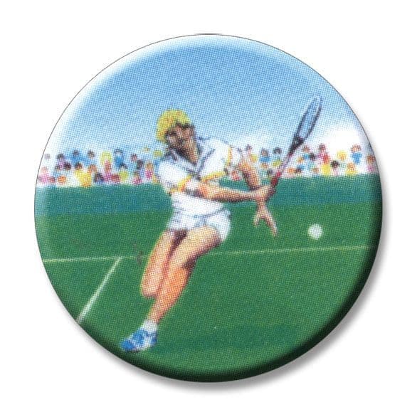 Tennis Male Vinyl 25mm Flat Centre - 5pcs