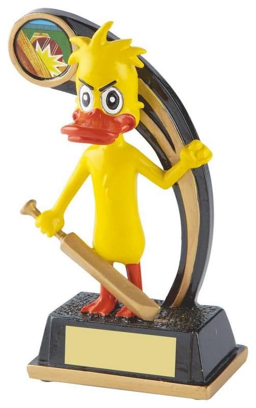The Duck' Resin Cricket Award 150mm | TrophyMaster UK