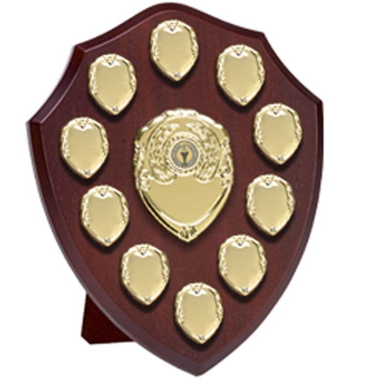 Triumph Multi Presentation Gold Shield 254mm (10") 10 Record Shields ...