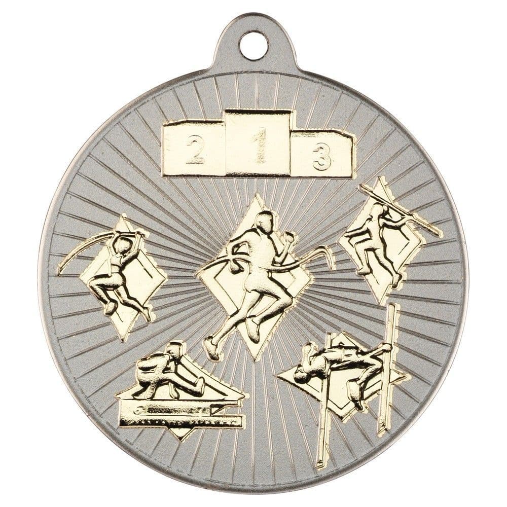 Two Tone Athletics 50mm Medal | TrophyMaster UK