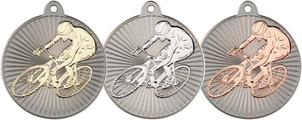 Two Tone Cycling 50mm Medal | TrophyMaster UK