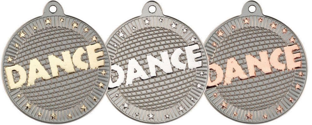 Two Tone Dance 50mm Medal | TrophyMaster UK