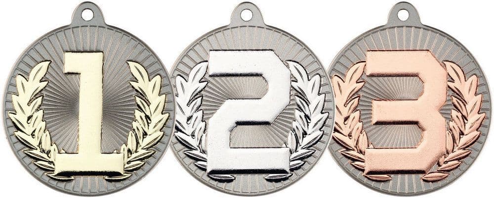 Two Tone Place 50mm Medal | TrophyMaster UK