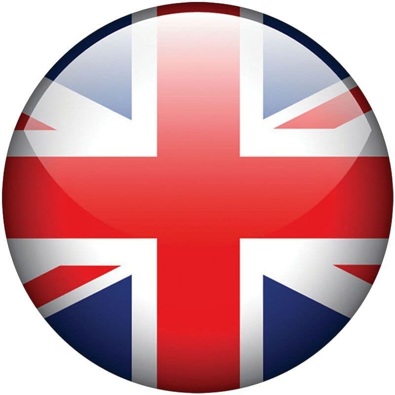 Spectrum Union Jack Flat Metallic Foil Centre 5pcs | TrophyMaster UK
