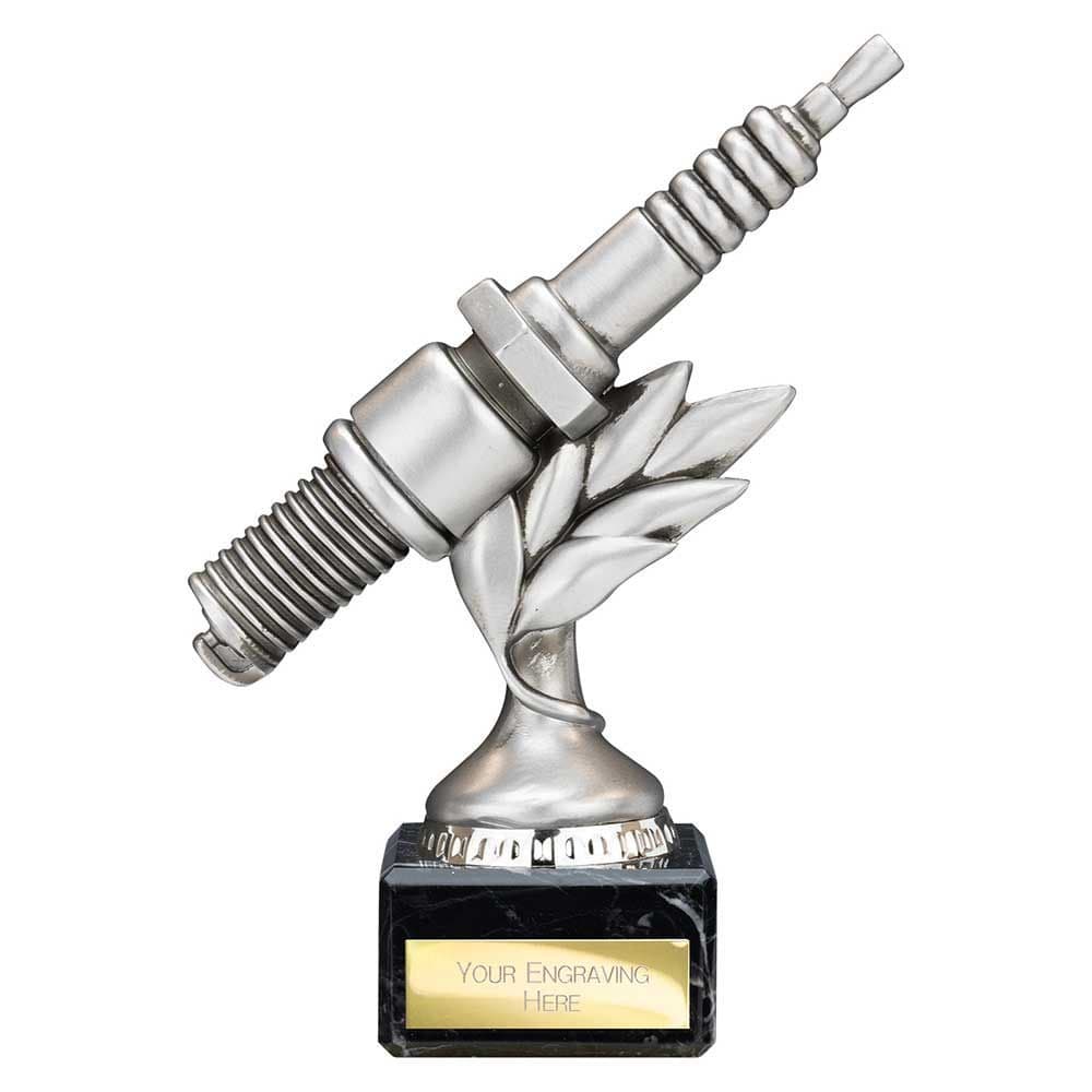 Velocity Spark Plug Award Antique Silver