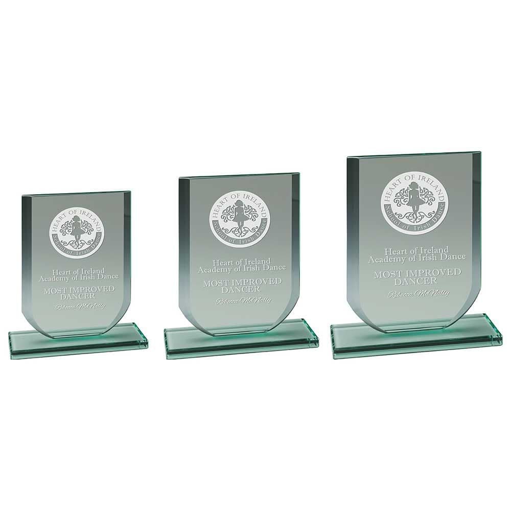 Zenith Jade Glass Award - 10mm Thick