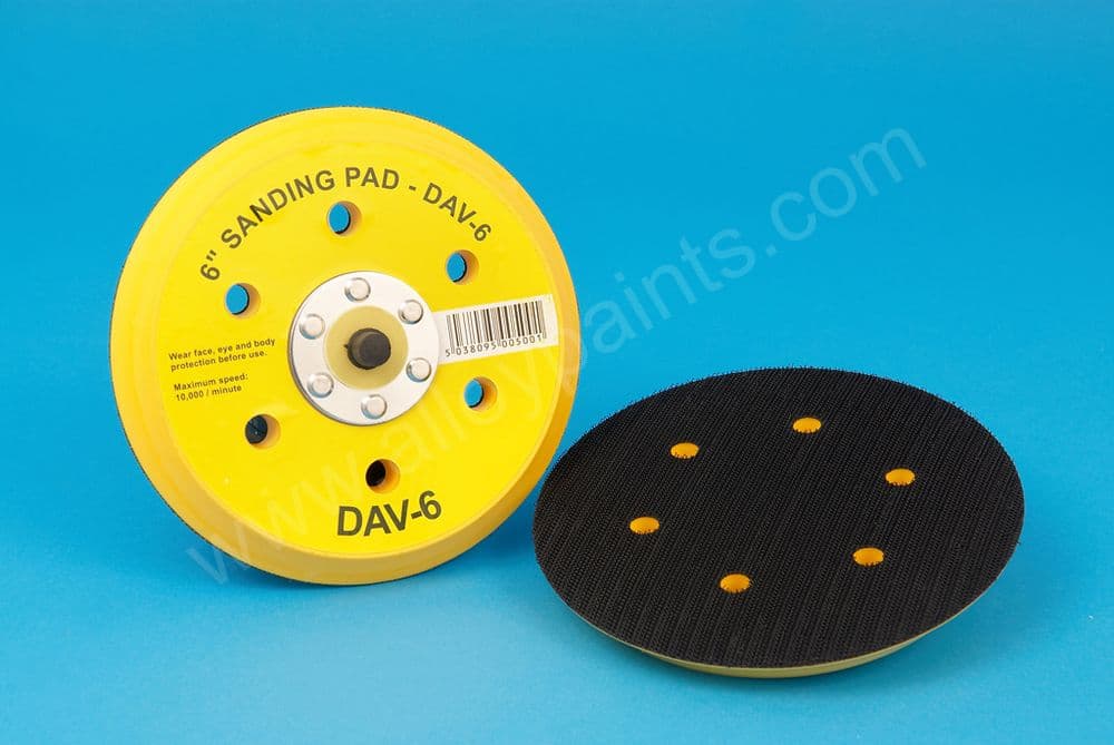 6" 150mm Velcro backing pad