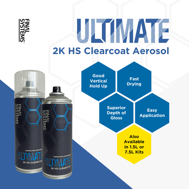 Ultimate 2K HS Clearcoat Aerosol 400ml