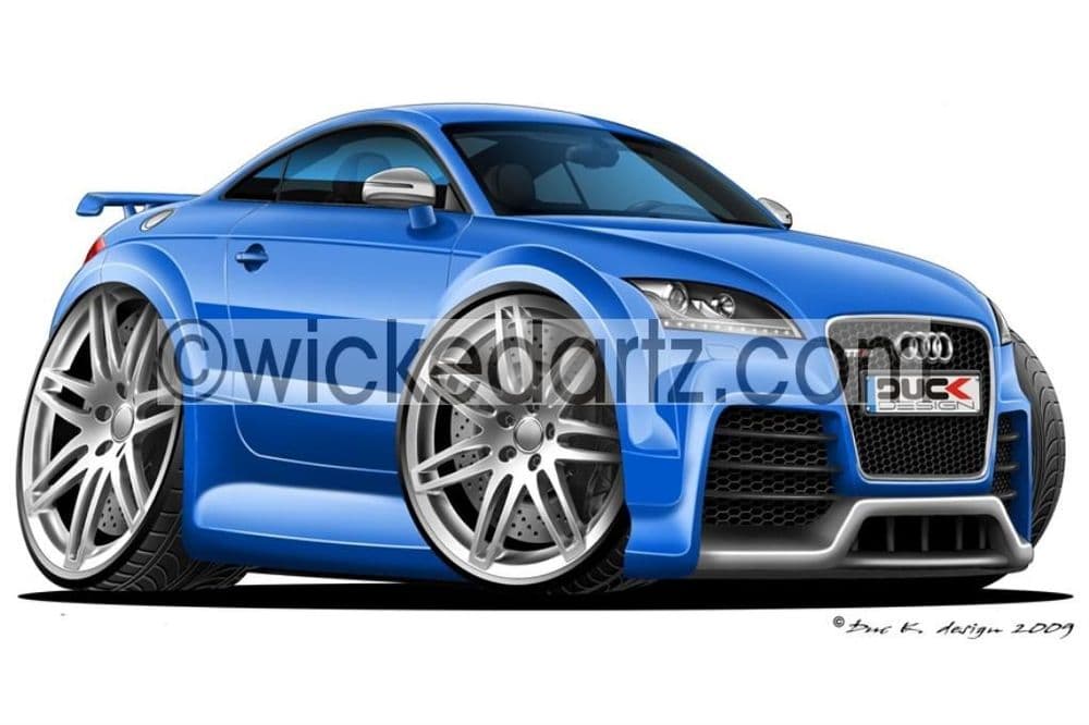 Audi TT RS Blue DK Items from 9 50