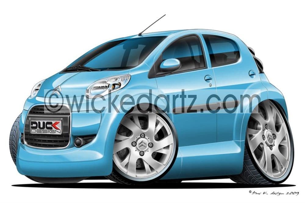 Citroen C1 Pastel Blue DK Items from 9 50