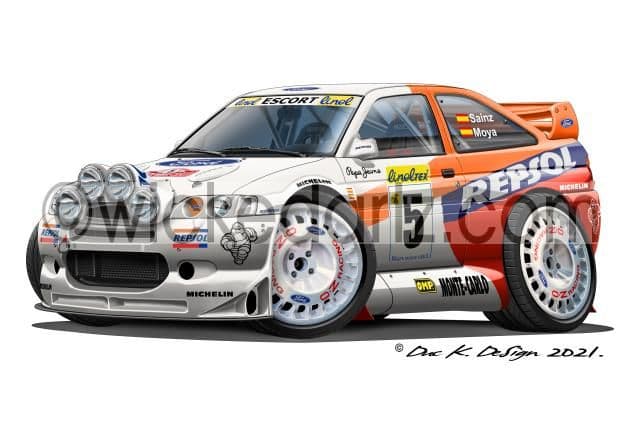 Ford Escort MK4 RS Repsol Rally Car DK Items from 9 50