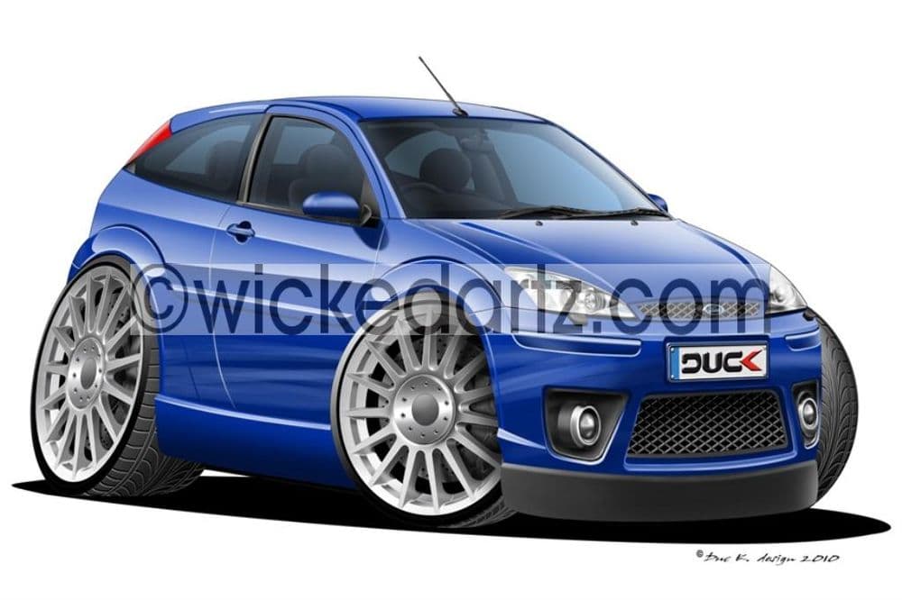 Ford Focus MK1 ST170 Blue DK Items from 9 50