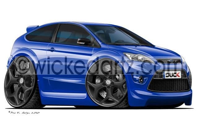 Ford Focus MK2 ST 3 Door Black Alloys Blue DK Items from 9 50