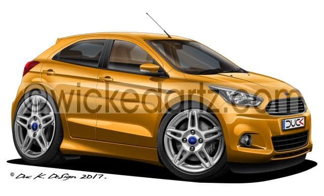 Ford KA MK3 Gold DK Items from 9 50