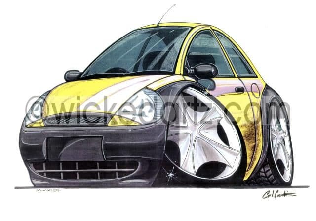 Ford KA Yellow Items from 9 50