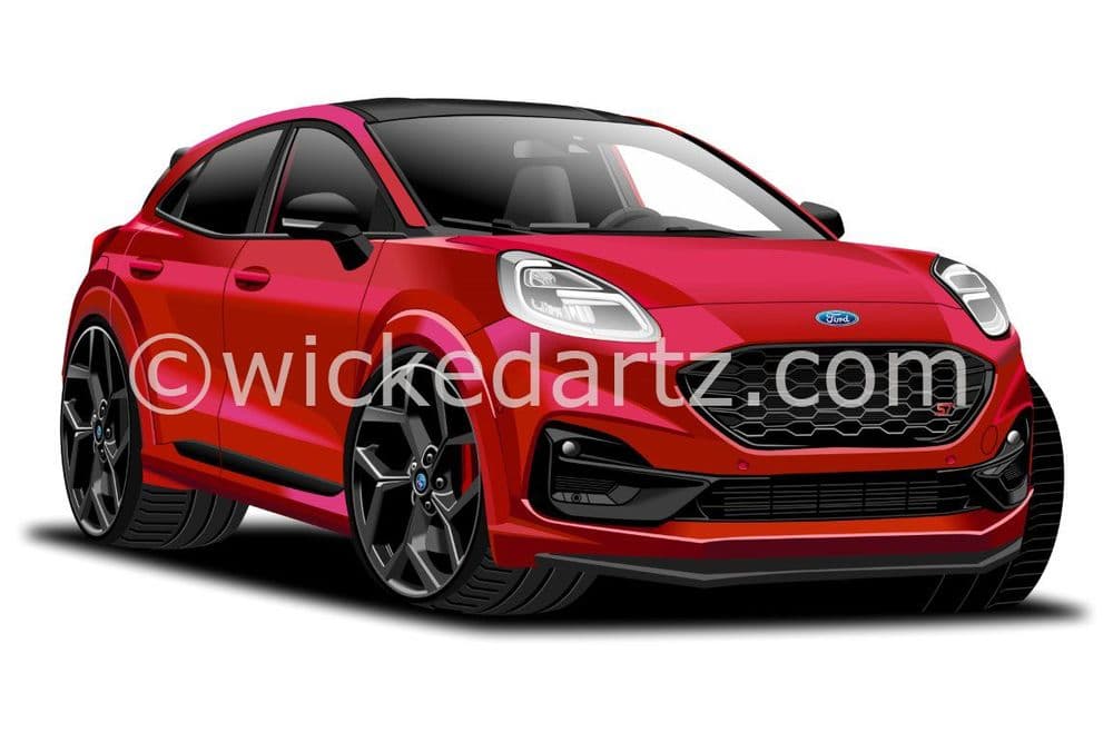 Ford Puma ST 2019 Deep Red Items from 9 50