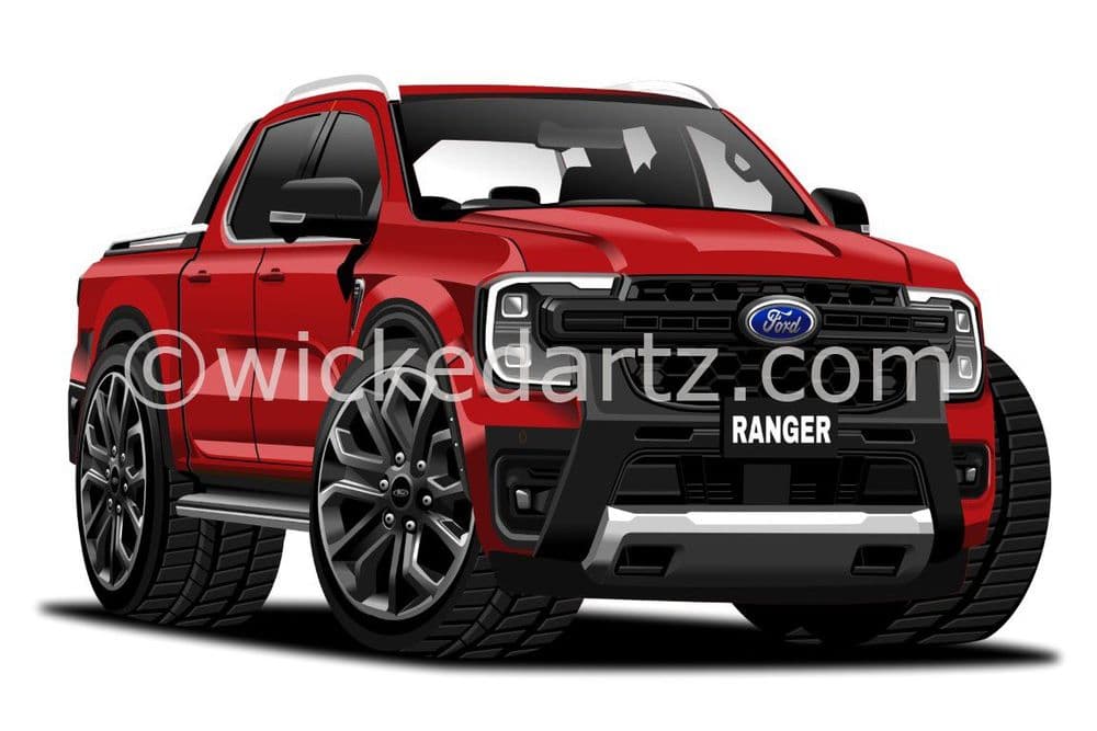 Ford Ranger Pick Up 2022 Red Items from 9 50