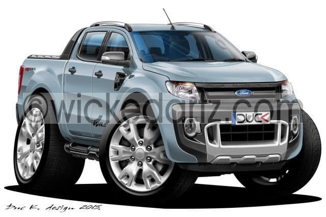 Ford Ranger T6 Pick Up 2012 Silver DK Items from 9 50