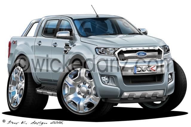 Ford Ranger T6 XLT Pick Up 2016 Silver DK Items from 9 50