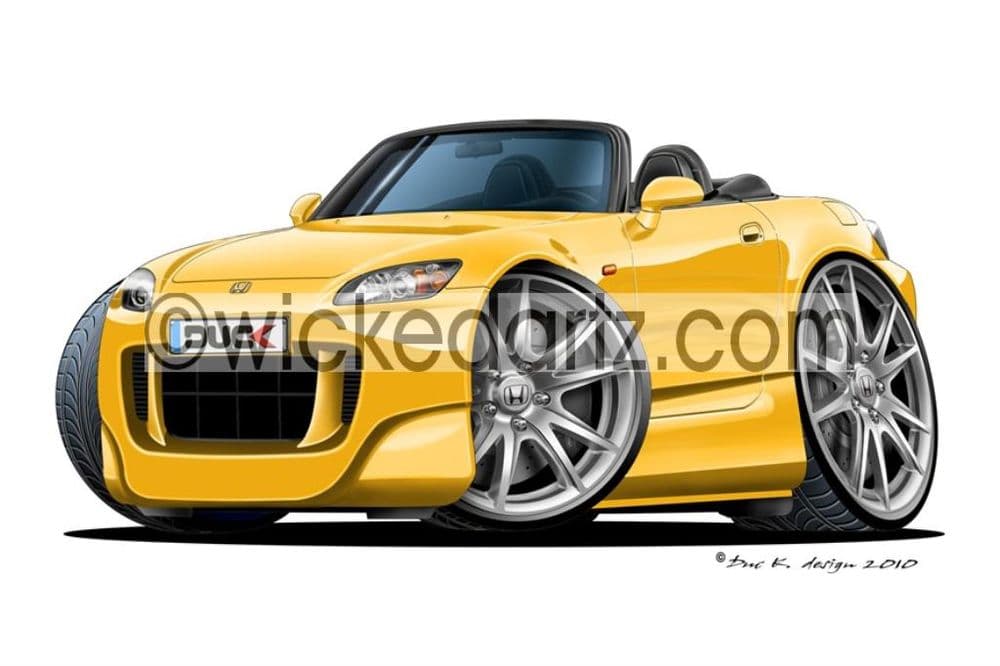 Honda S2000 Yellow DK Items from 9 50