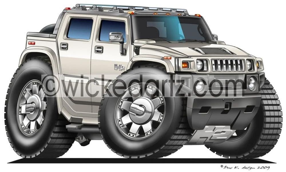 Hummer H2 Silver DK Items from 9 50