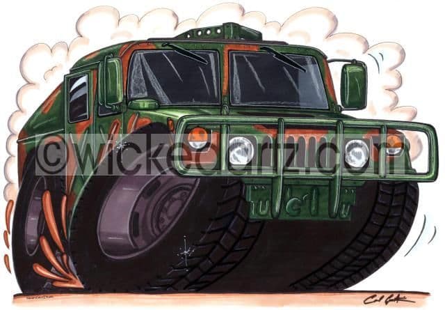 Hummer H2 US Army Items from 9 50