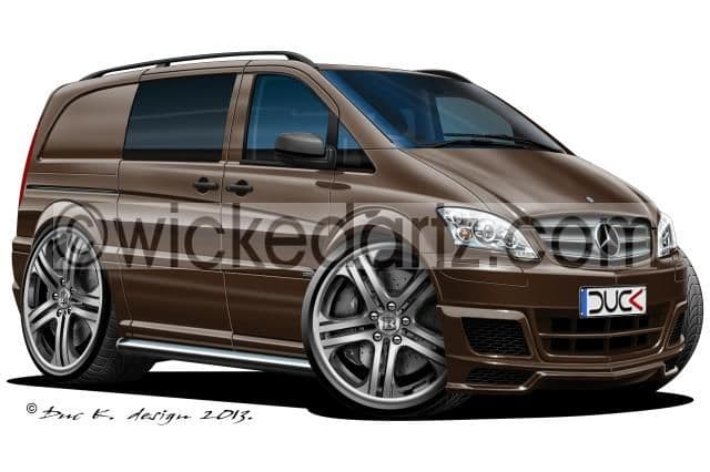Mercedes Vito Sport Van Brown DK Items from 9 50