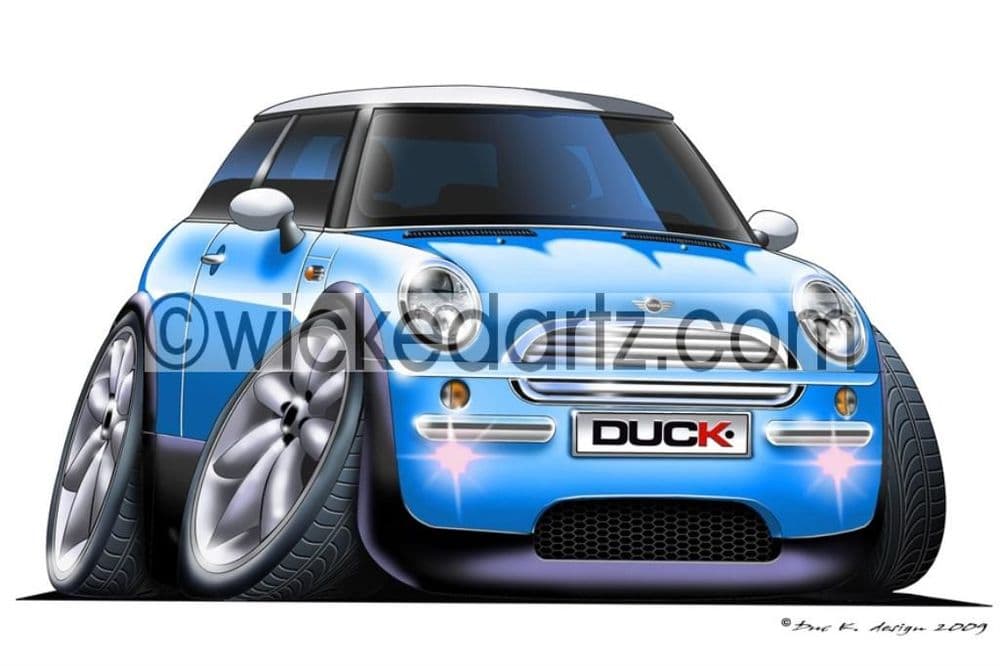 Mini Cooper Blue DK Items from 9 50