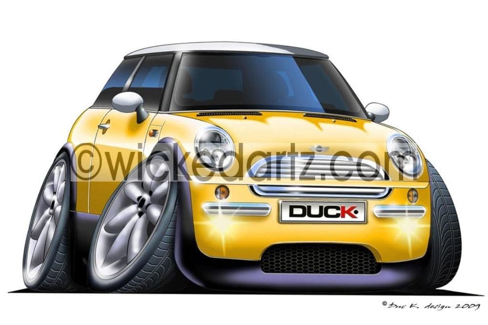 Mini Cooper Yellow DK Items from 9 50