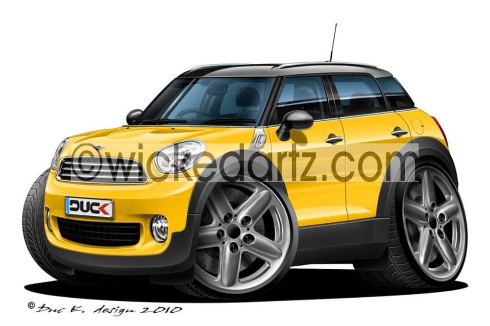 Mini Countryman Yellow DK Items from 9 50