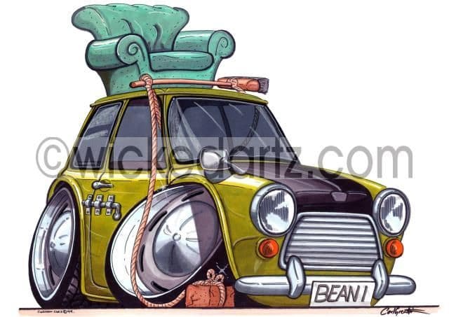 Mini Mr Bean s Film Car Green Items from 9 50