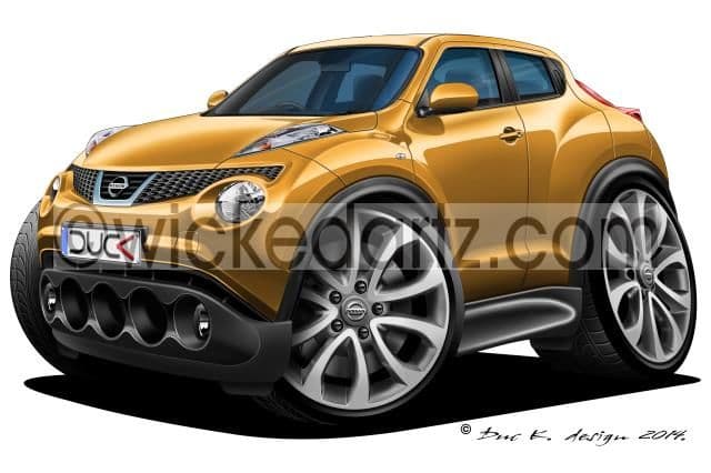 Nissan Juke Gold DK Items from 9 50