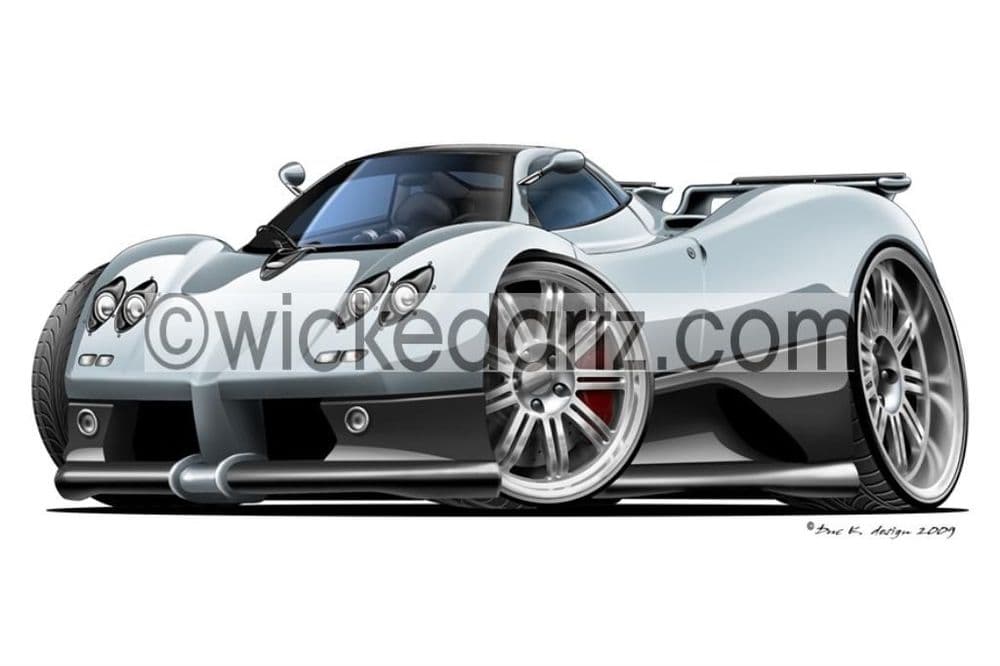 Pagani Zonda Silver DK Items from 9 50