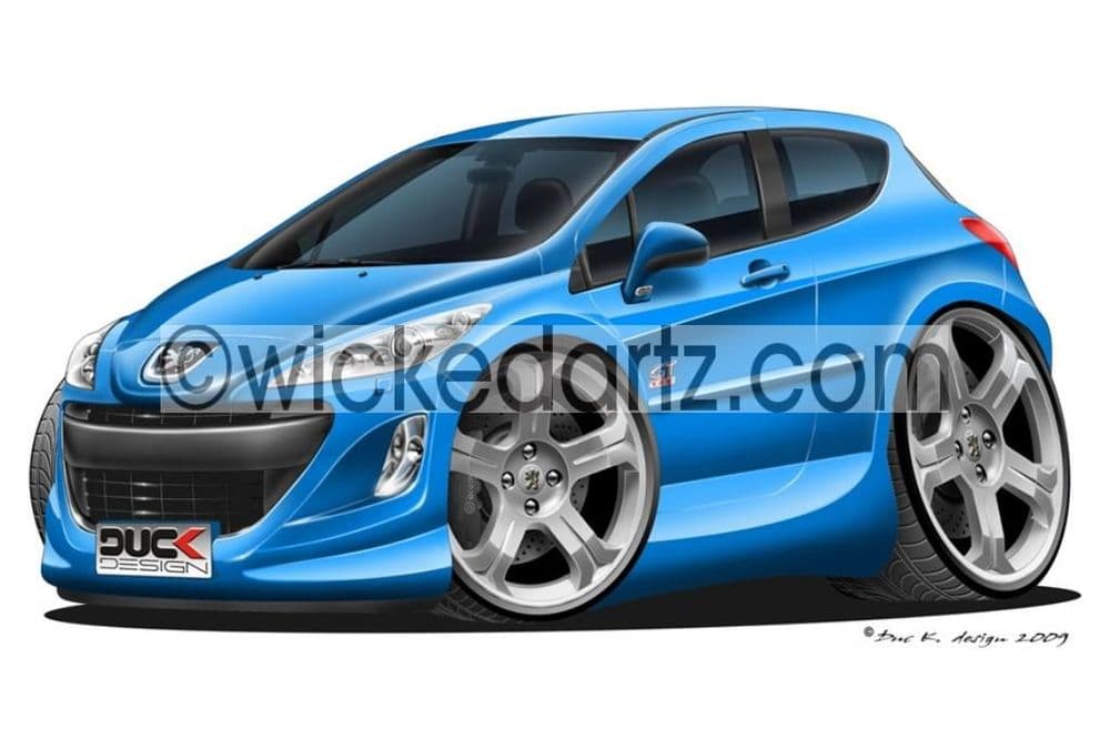 Peugeot 308 Blue DK Items from 9 50