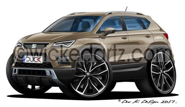 Seat Ateca Crossover SUV Brown DK Items from 9 50
