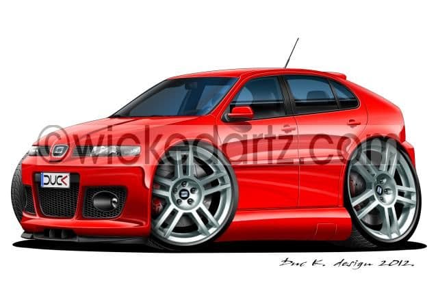 Seat Leon Cupra R MK1 Red DK Items from 9 50