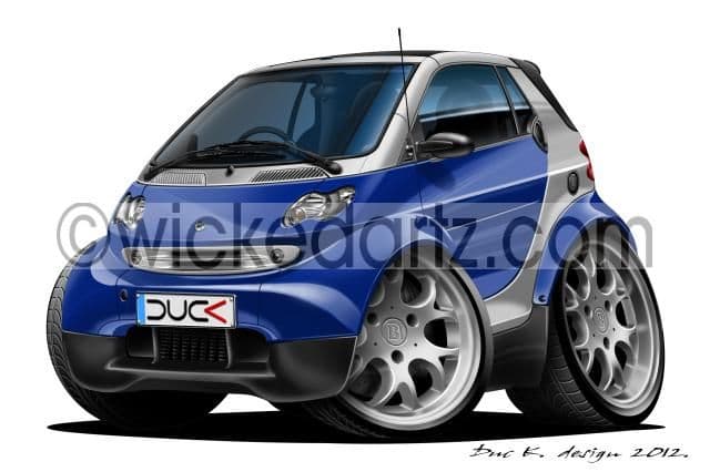 Smart Car MK2 Peanut Lights Blue DK Items from 9 50