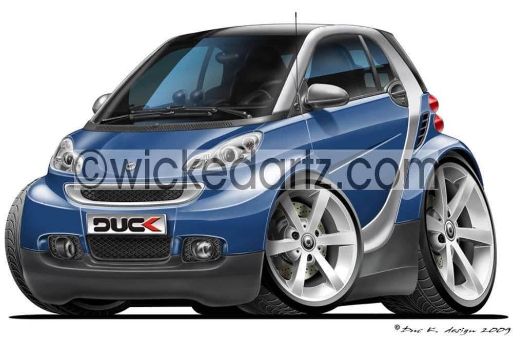 Smart ForTwo Blue DK Items from 9 50