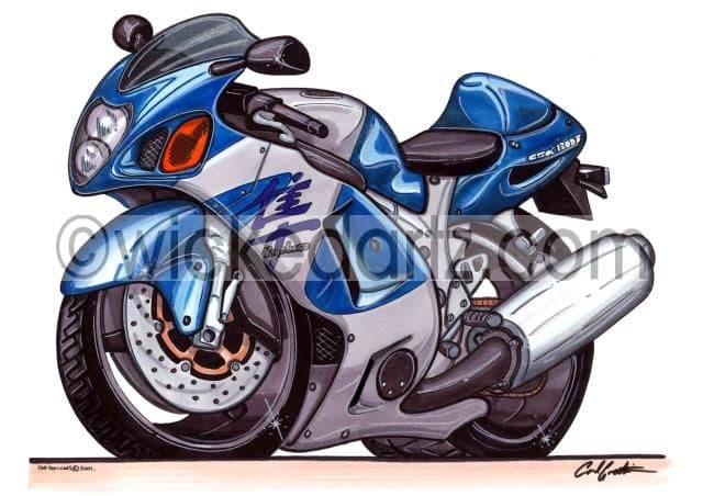 Suzuki Hayabusa Blue Items from 9 50