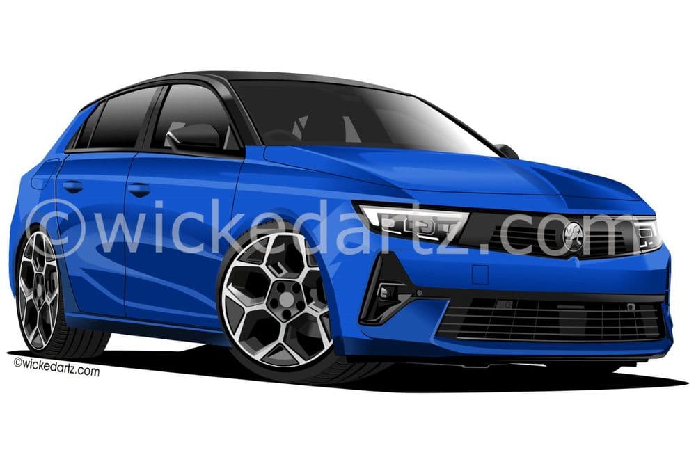 Vauxhall Astra GS 2022 Blue Items from 9 50