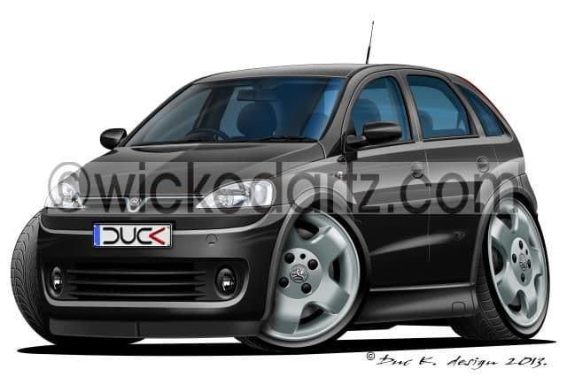 Vauxhall Corsa MK2 Corsa C Black DK Items from 9 50